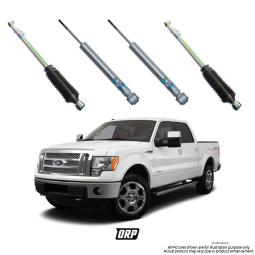 BILSTEIN | 0-2.25" FRONT ADJUSTABLE & 0-1" REAR 5100 SHOCKS KIT | F150 ...